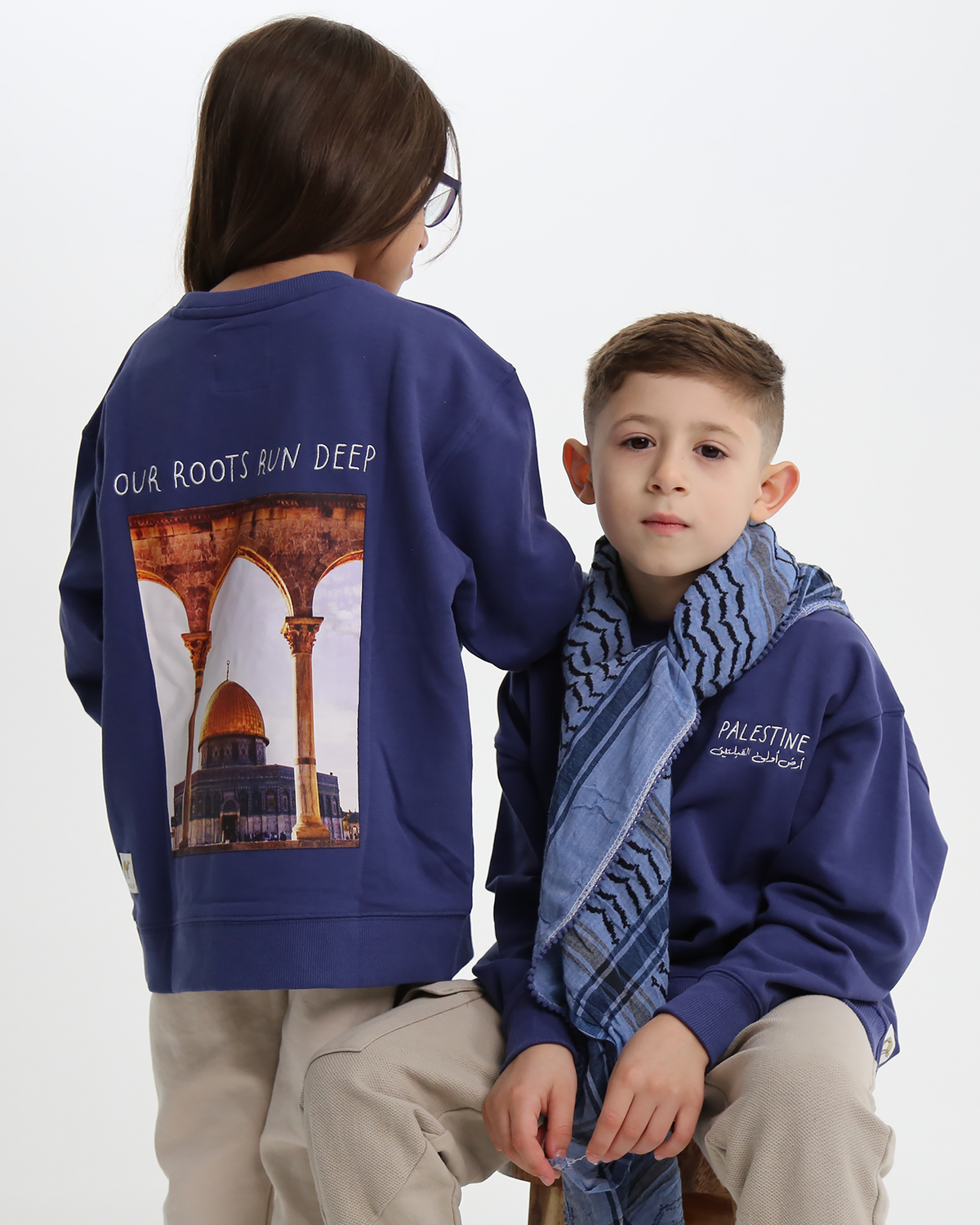 Palestine Crew Neck Sweatshirt – Jemaly